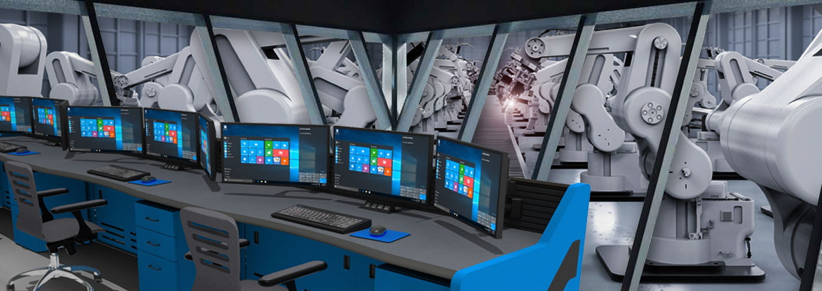 Control Room Consoles for Process Facility Command Centers